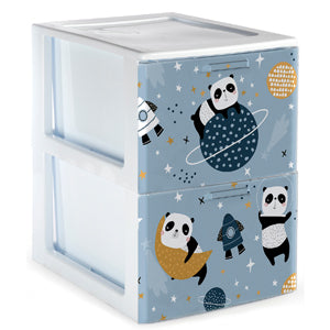 Space Panda 2 Drawer – Muddy Hands