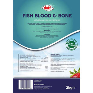 Doff Fish, Blood & Bone 2kg - Ready to Use Natural All Purpose Fertili ...